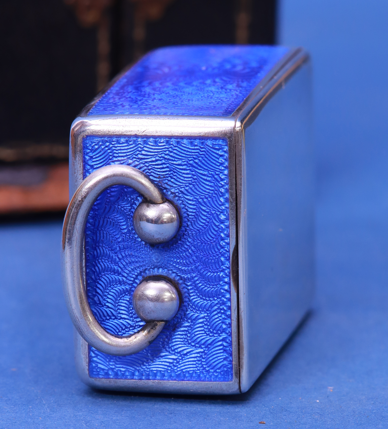 c. 1920 Exceptional Swiss Sub-Miniature Enameled Carriage Clock.